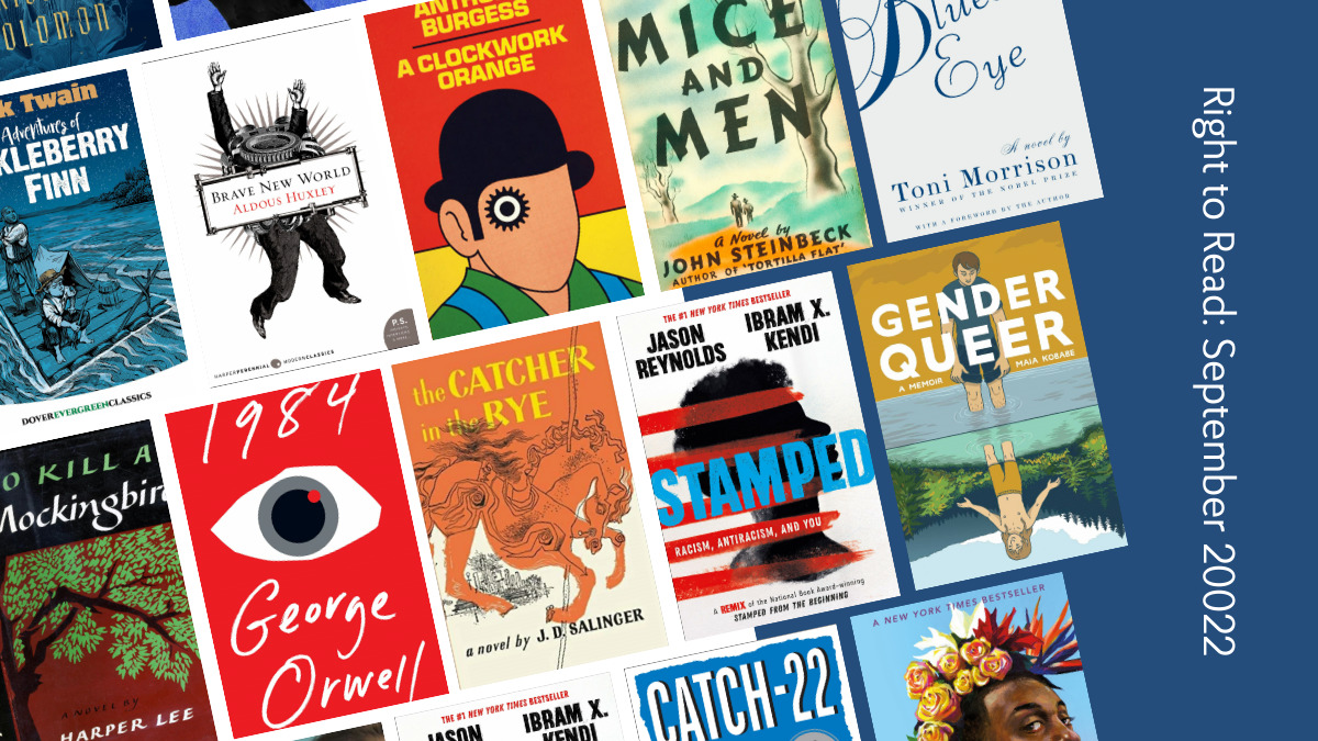 Right to Read: A Reading List for Adults - Westmont Public Library